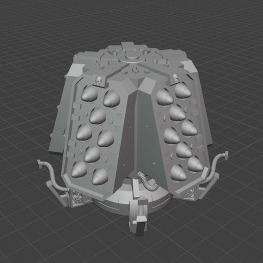 🎲 Orbital Assault Capsule Tempest of Demise Lancher - 28mm・ STL File ...