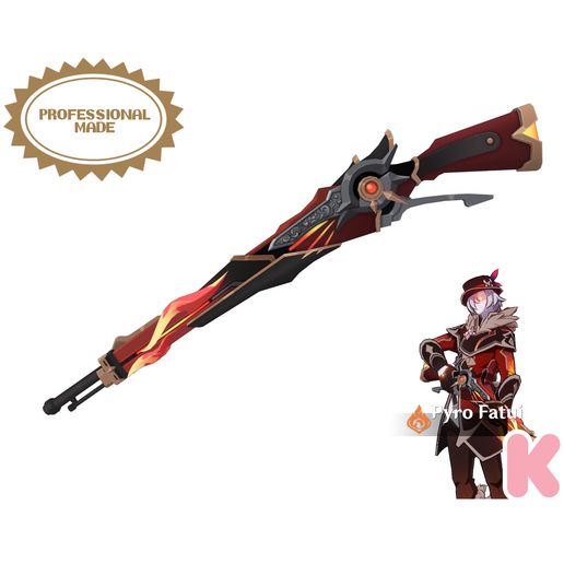 🔫 Genshin Impact - Fatui Skirmisher Pyroslinger Bracer Gun - Fichiers ...
