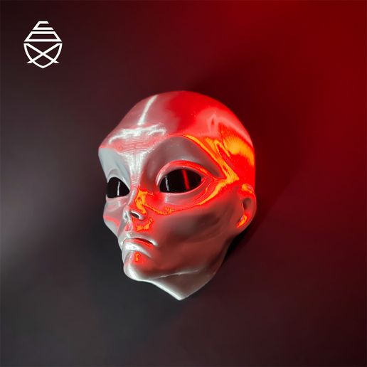 👽 Alien wall・ 3D File for 3D printing・Cults