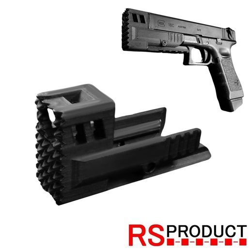 🔫 GLOCK G18 G17 Compensator STRIKE STYLE MARUI WE ARMORER WORKS WE ARMY ...