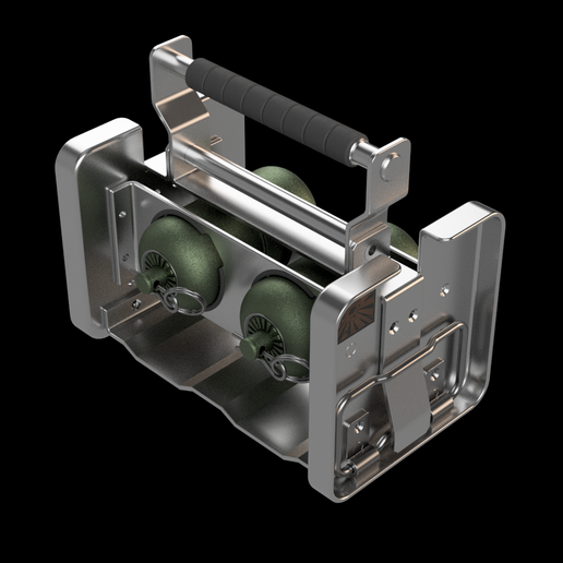 📦 Life size Krak Grenade Container・ 3D File for 3D printing・Cults