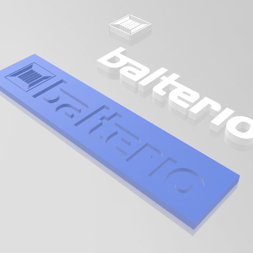 🏢 BALTERIO LOGO・ STL File for 3D printing and CNC machining - Laser ...