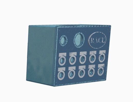 🎲 Buttonbox 12 buttons・ STL File for 3D printing・Cults