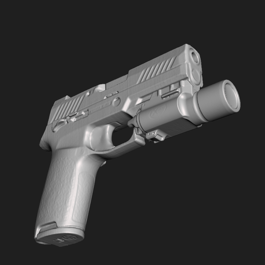 🩻 Sig Sauer P320 M18 Surefire X300-A Real Size Scan 3D Gun Mold・ STL ...