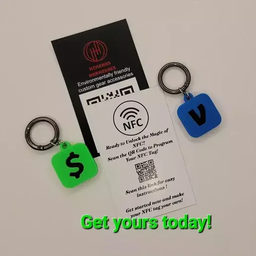 STL file Venmo Digital Business Card Keychain 🗝️ ・Design to download ...