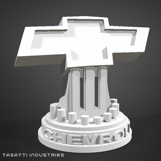 🚙 MK2 Chevrolet Emblem Trophy・ STL File for 3D printing・Cults