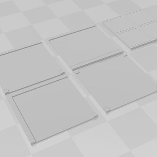 🤏 Basic Small Scale City Tiles・Free STL File for 3D printing・Cults