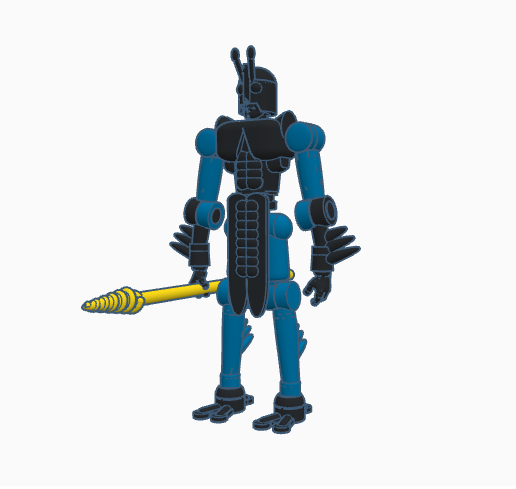 🐛 Galactic Assassin Micronauts Figure・ STL File for 3D printing・Cults