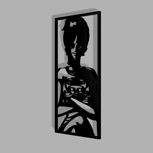 🎨 Nami (One Piece) Wall art Figure 2・ STL File for 3D printing・Cults