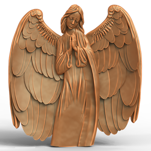 3D file 3D Model STL File for CNC Router Laser & 3D Printer 0147 Angels ...