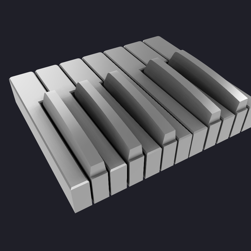 🧑‍🔧 piano keys 3D MODEL・ 3D File for 3D printing・Cults