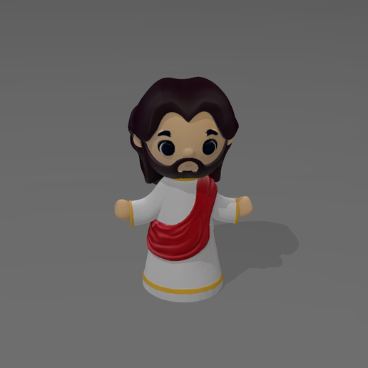️ Mini Jesus - Two versions・ STL File for 3D printing・Cults