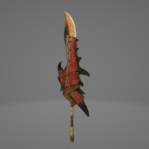 👹 MONSTER HUNTER WORLD RATHALOS GREAT SWORD・ STL File for 3D printing・Cults