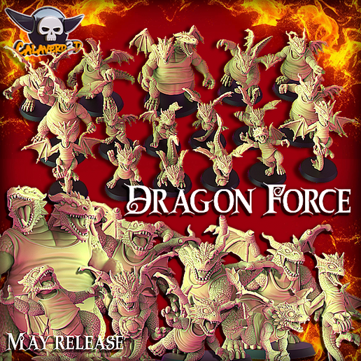 🐉 Dragon force Team - May 2025・ 3D File for 3D printing・Cults