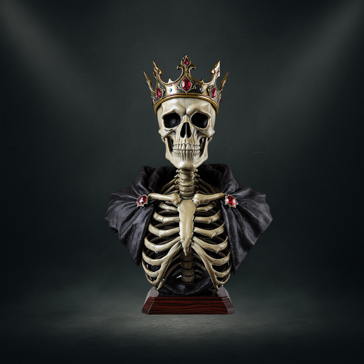 💀 Skeleton King・ STL File for 3D printing・Cults