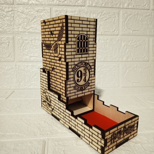 🎲 HARRY POTTER DICE TOWER・ SVG File for 3D printing and CNC machining ...