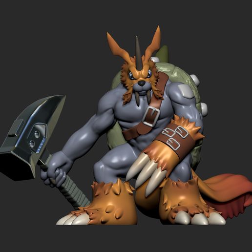 🐉 Digimon - Zudomon・ STL File for 3D printing・Cults