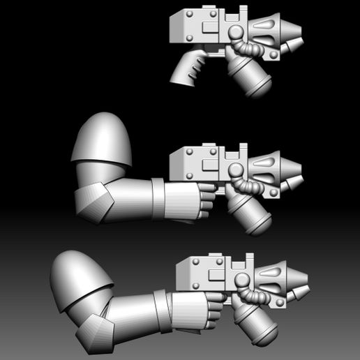 Archivo STL Retro Flamer Pistols (2nd Edition Style for Primaris Space ...
