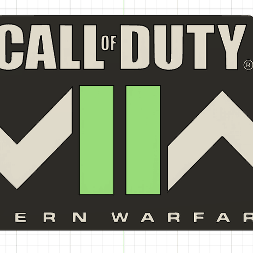 Archivo 3MF Logotipo de Call of Duty MW2 🤙 ・Diseño de impresión en 3D ...