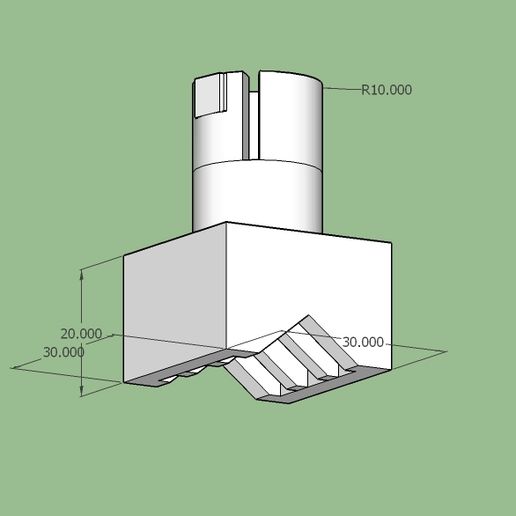 🛑 table stop・ STL File for 3D printing・Cults