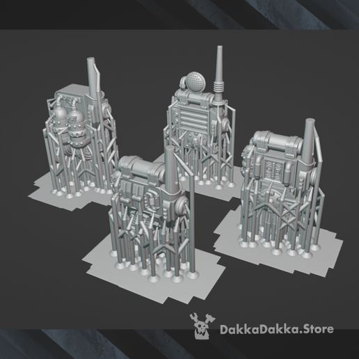 💂 Imperial Guard Backpack bits x4・ 3D File for ・Cults