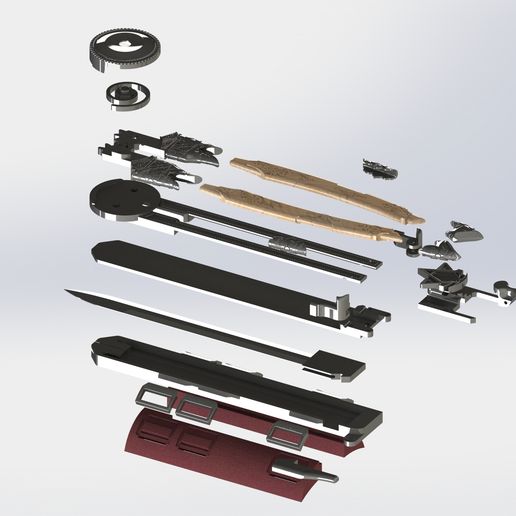 🙈 AC Unity - Hidden blade / crossbow・ STL File for 3D printing・Cults