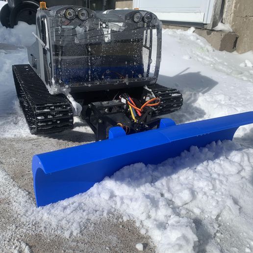 🌨️ RC 10th scale Snowplow - V1, for Snowcat!・ 3D File for 3D printing・Cults