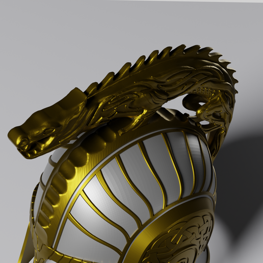 🐉 Dragon Helm Of Dor-Lomin, Turin Turambar・ STL File for 3D printing・Cults