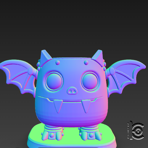 🧛 BatBox - Cute Vampire Bat Figure for 3D Printing・ STL File for 3D ...