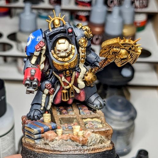 3D printed Chaplain in Terminator Armor・Cults