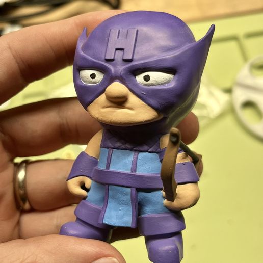 STL file Hawkeye Mini 🦸 ・3D print object to download・Cults