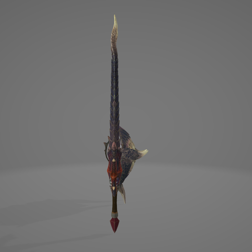 STL file MONSTER HUNTER WORLD FATALIS SWORD AND SHIELD 👹 (OBJ)・3D ...