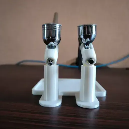 STL file Airbrush Stand for Dual and Single Docking 🧰 ・3D print object ...