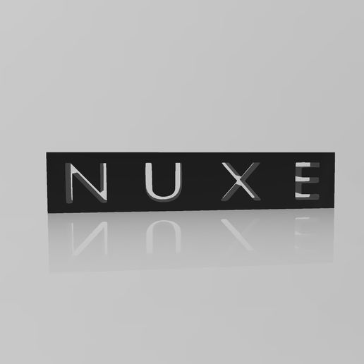 STL file NUXE LOGO 🏢 ・3D printer design to download・Cults
