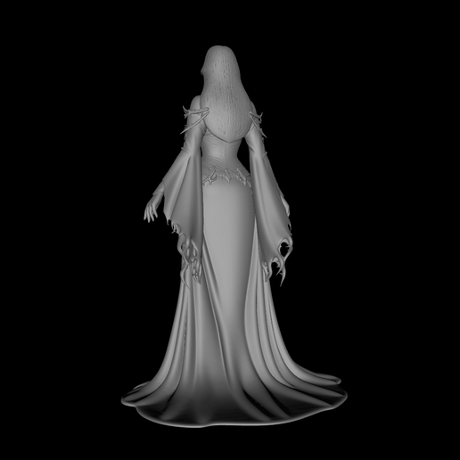 👩 gothic woman・Free STL File for 3D printing・Cults