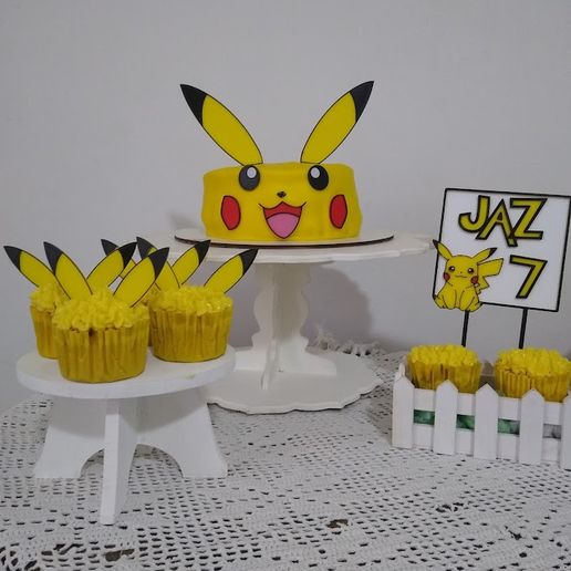 pikachu cake ears