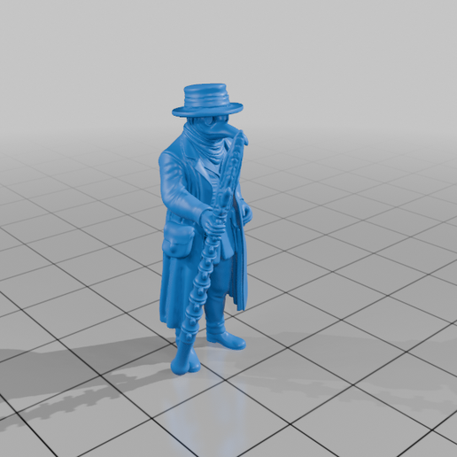 🩺 Cleric - Plague Doctor (DND / TTRPG)・Free STL File for 3D printing・Cults