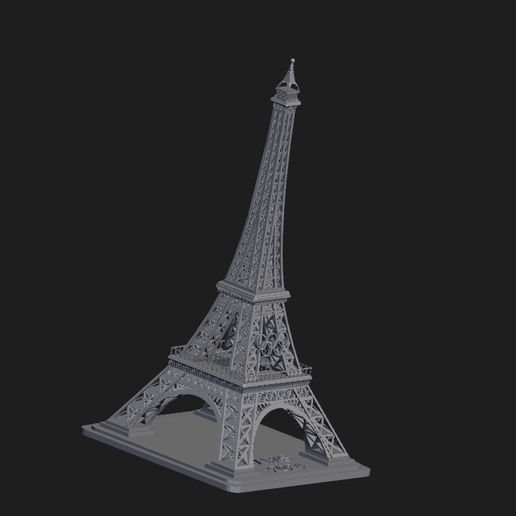 OBJ file Eiffel Tower 🎨 ・3D printer design to download・Cults