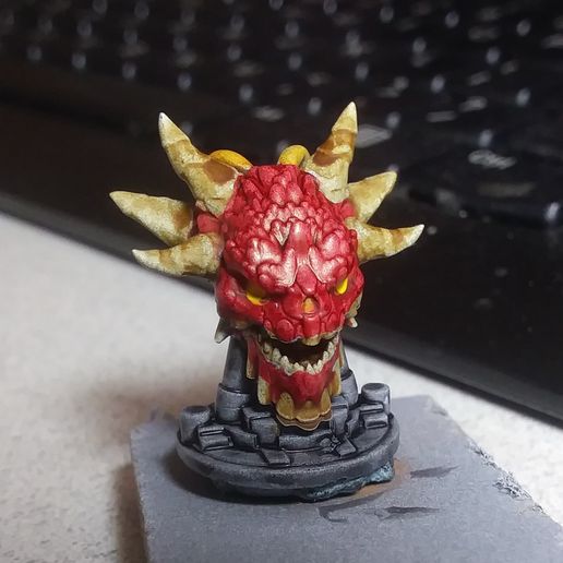 ♟ demon defiler head・Free STL File for ・Cults
