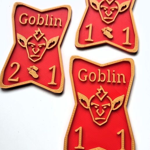 STL file Goblin Tokens 👺 ・3D printer model to download・Cults