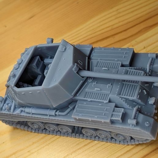 🔫 Archer, Self Propelled 17 Pdr Anti-tank gun (UK, WW2)・ 3D File for 3D ...