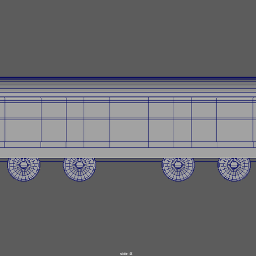 🚆 Low Poly Train // Design 03・ STL File for 3D printing・Cults