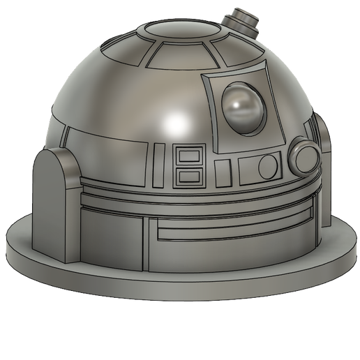 STL file Star Wars - X-Wing - R2 Astromech ⭐ ・3D printing idea to ...