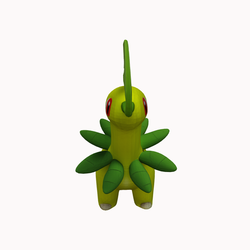 🐉 bayleef pokemon figure model・ STL File for 3D printing・Cults