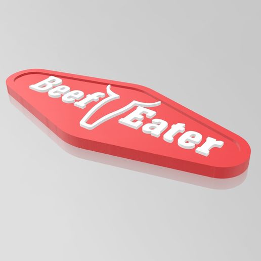 STL file BEEF EATER LOGO 🍳 ・Model to download and 3D print・Cults