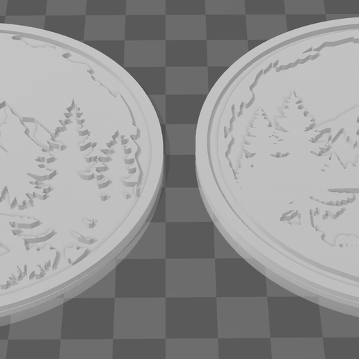 STL file momma Bear Coasters 🐻 ・3D printing model to download・Cults