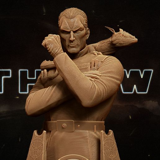 ⭐ STAR WARS THRAWN BUST: TESTED AND READY FOR 3D PRINTING・ 3D File for ...