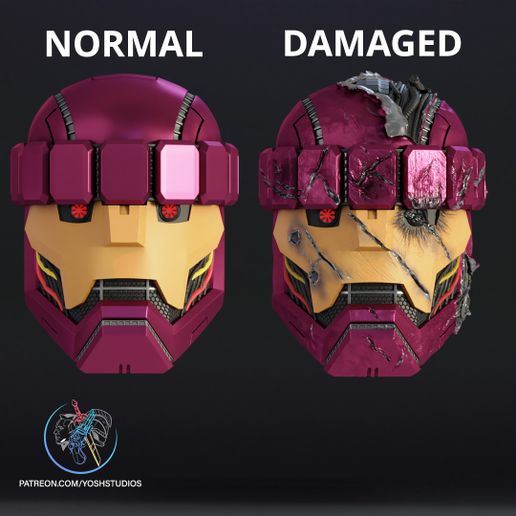 🪖 X-men Sentinel Helmet 3d Print File STL・ STL File for 3D printing・Cults