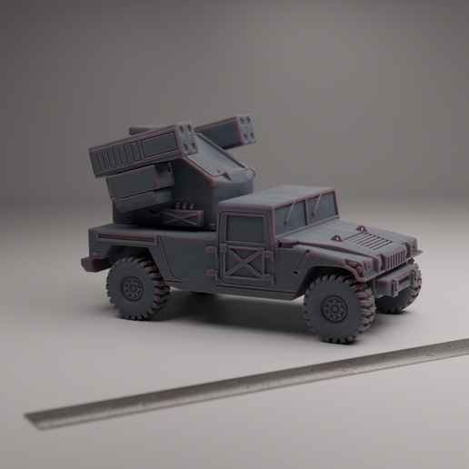 Archivo STL Humvee con Avenger AA 🦸 ・Diseño de impresora 3D para ...