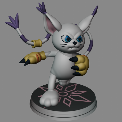 STL file Tailmon - Digimon 🐉 ・3D printing template to download・Cults